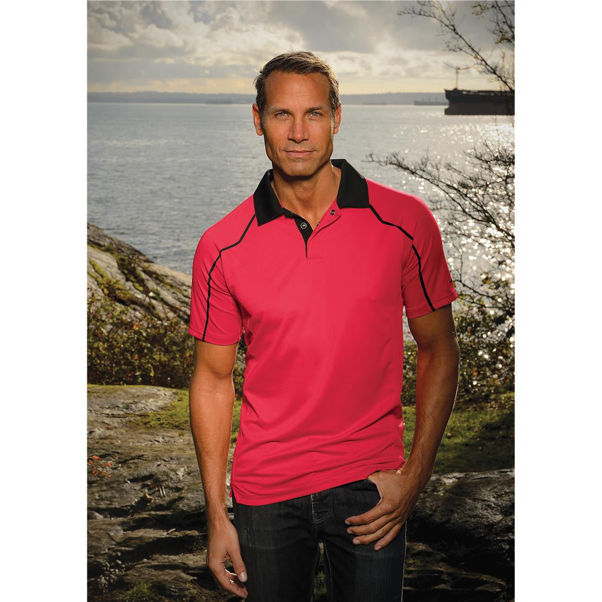 MEN'S CROSSOVER POLO – StrayaCollection.com.au